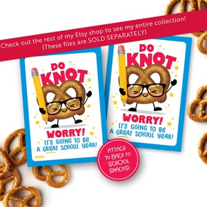Printable Back to School Snack Mix Tags Classroom Treat Tag Pretzel Mix ...
