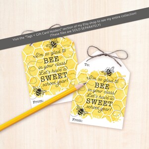 Back to School Teacher Gift Tags Printable Happy First Day of School ...
