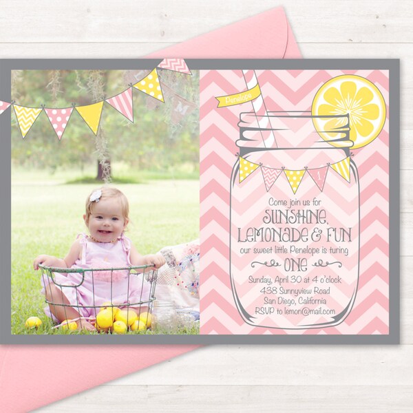 Lemonade Invite - Etsy
