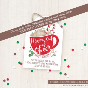 PRINTABLE Holiday Coffee Gift Tags, Teacher Gift Tags Teacher Christmas ...