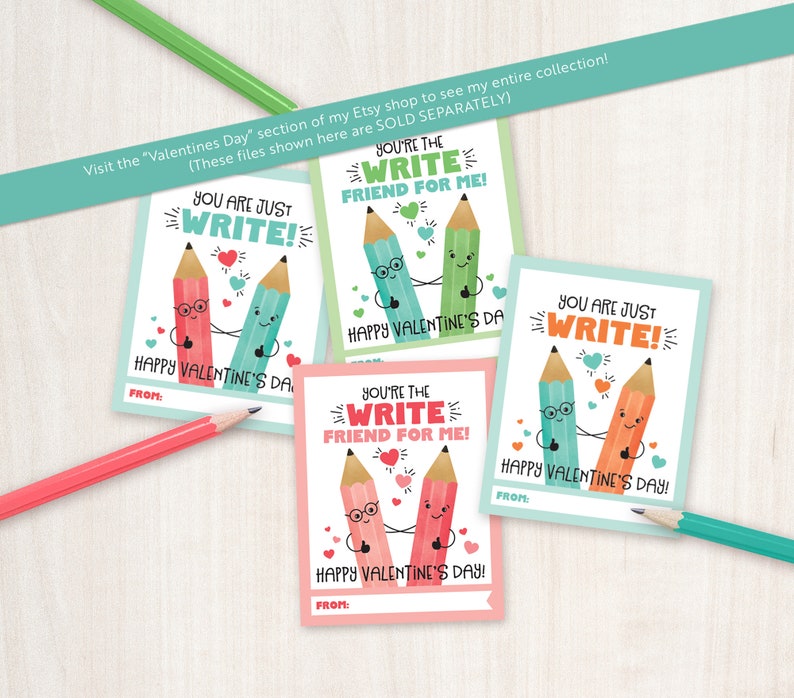 PRINTABLE Strawberry Valentine's Day Cards for Students or Teachers ...
