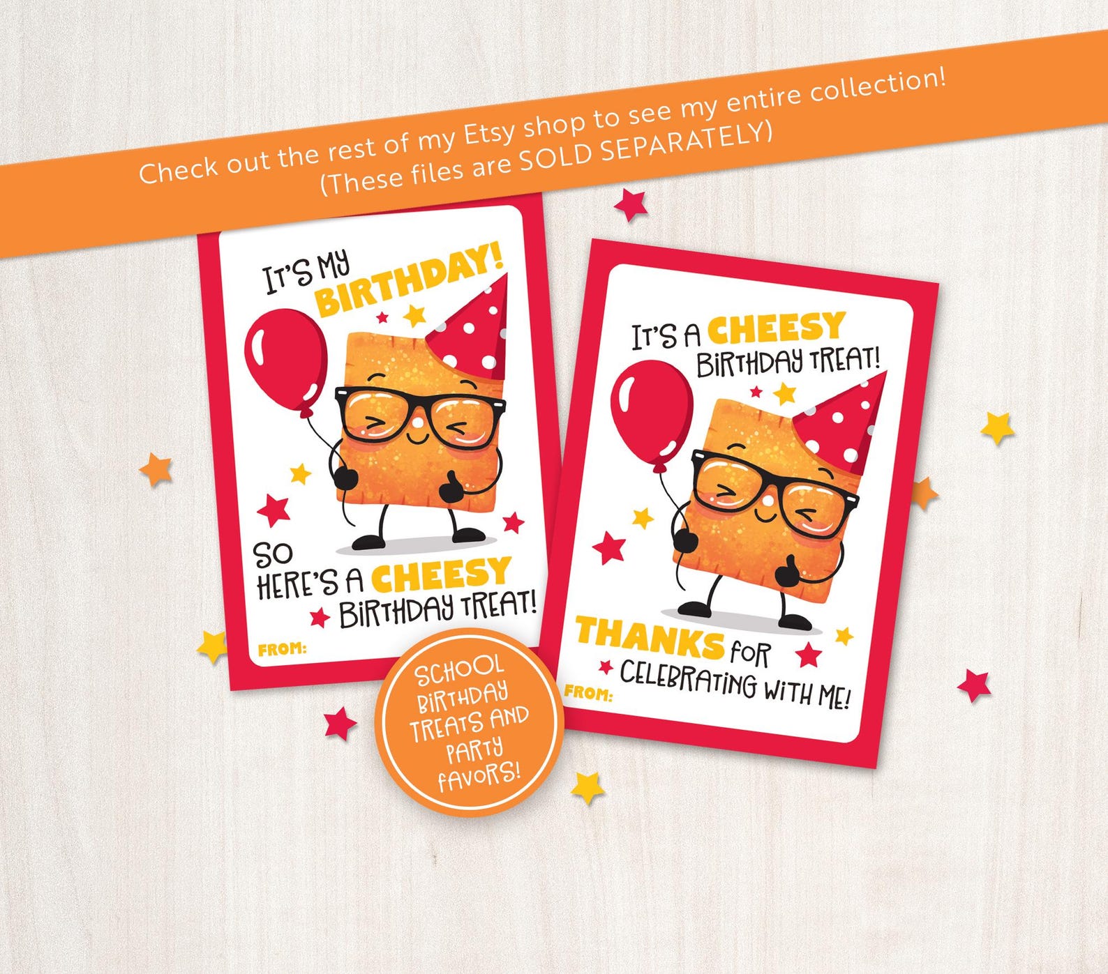 Printable Classroom Birthday Treat Tag Snack Cakes Birthday School ...