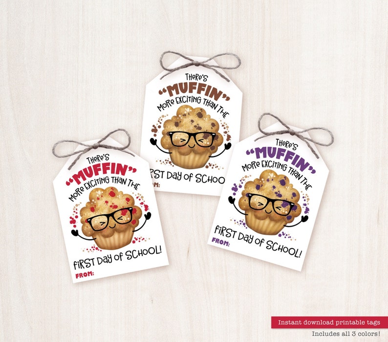 Printable Back to School Gift Tags for Students Snack Tag - Etsy