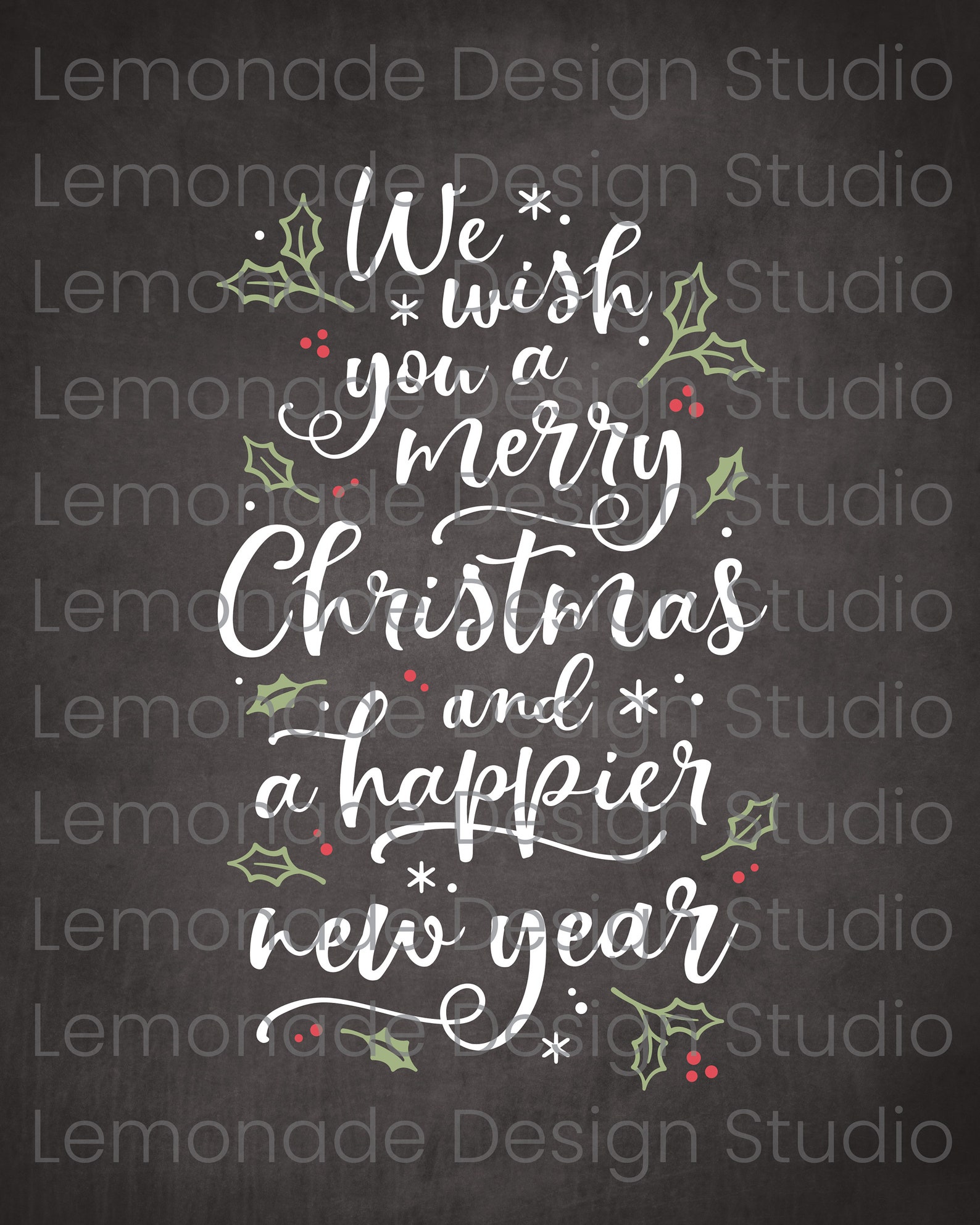 Printable Christmas Chalkboard Sign Holiday Decor Holiday - Etsy