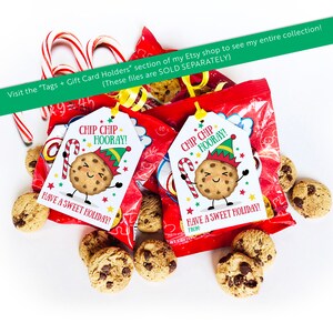 Printable Holiday Treat Tags Classroom Treat Bag Christmas Tags ...