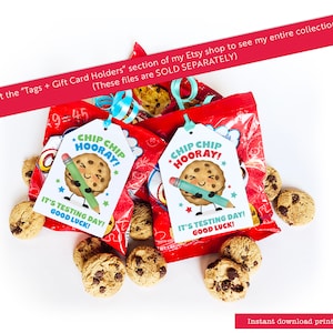 Printable Testing Day Snack Tag Classroom Treat Tag Cheese Snack Good ...
