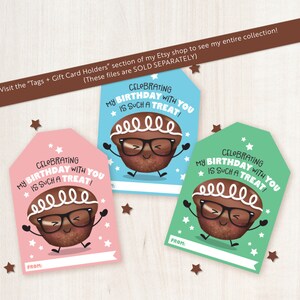 Printable Birthday Treat Tag Classroom Birthday Treat Prepackaged Party ...