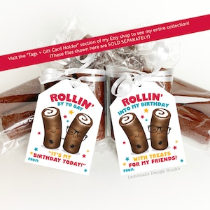 Printable Birthday Treat Tag Classroom Snack Cake Cupcake Cookies ...