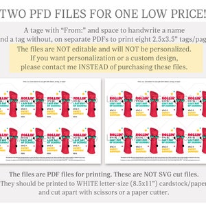 Printable Last Day of School Fruit Rolls Fruit Have a Sweet Summer ...