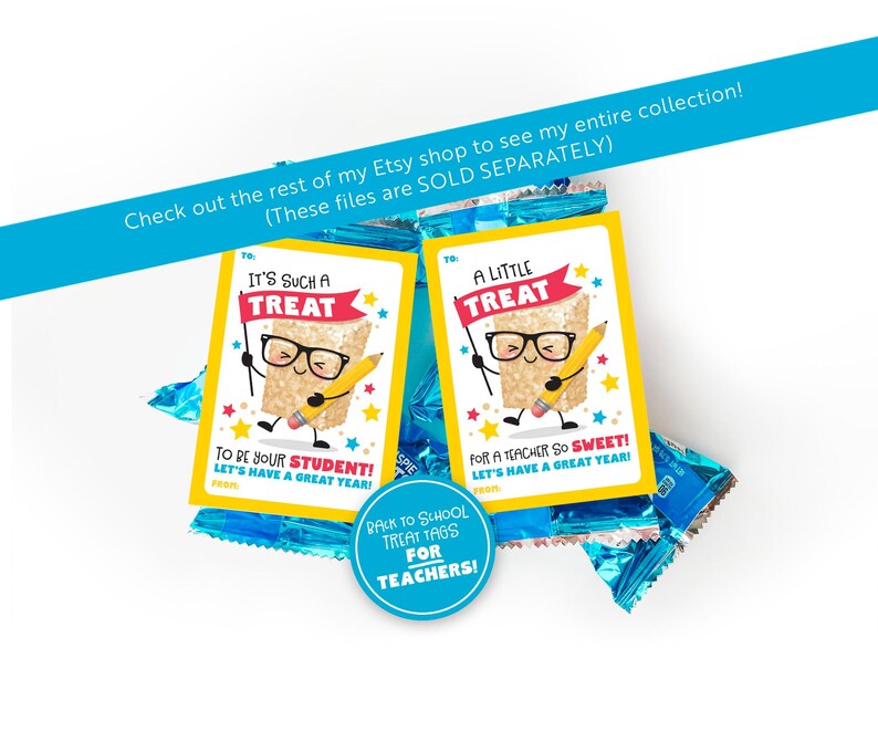 Printable Crispy Rice Treat Tag Encouraging Treat Students Coworker ...