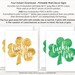 Printable St. Patrick's Day Sign, Shamrock Decorations, Lucky in Love ...