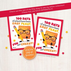 100 Days of School Printable Treat Tag Swiss Cake Roll Classroom Gift ...