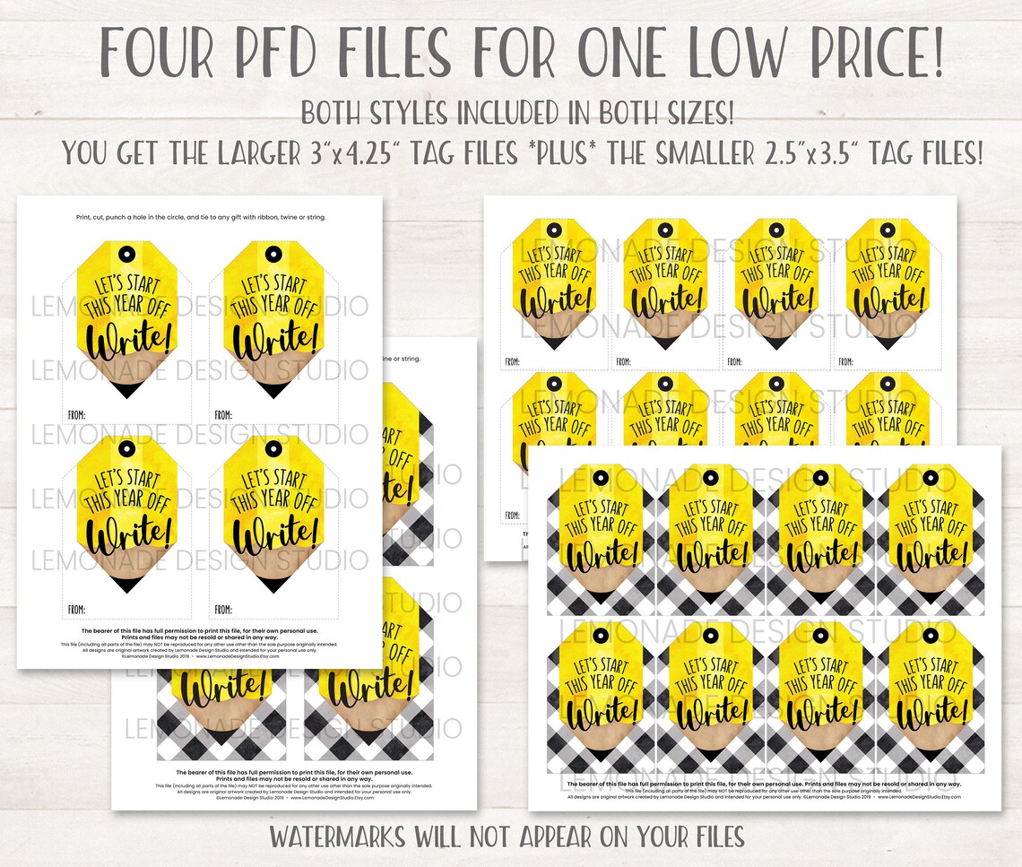 Back to School Printable First Day of School Gift Tag, Teacher Gift ...