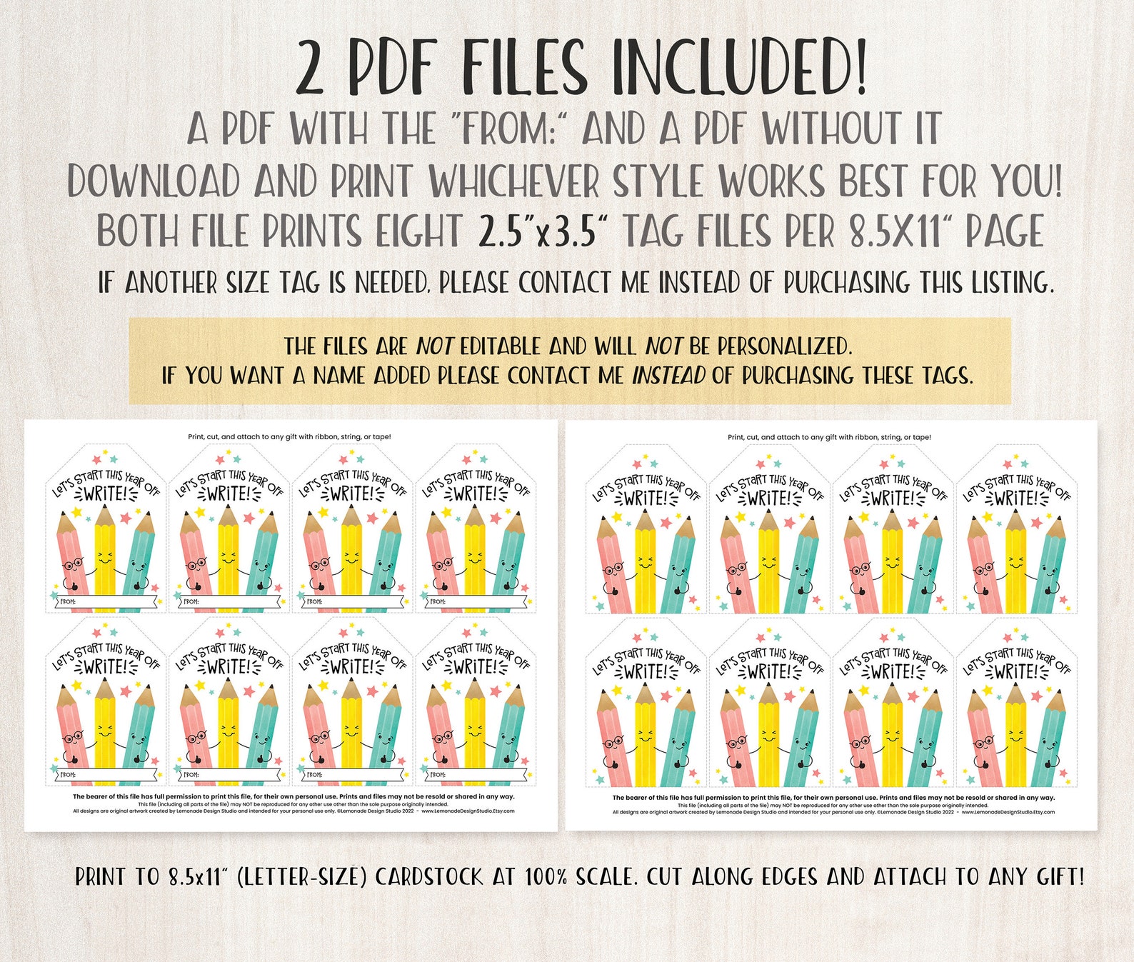 Back to School Printable Gift Tags for Classroom First Day of - Etsy