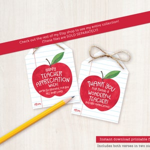 Teacher Appreciation Week Gift PRINTABLE Gift Card Holder Teacher Thank ...