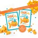Printable First Day of School Tag Classroom Snack Tag Gold Fish ...