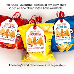 100 Days of School Printable Tag Classroom Snack Tag Chip Bag Tags Gift ...