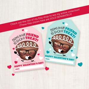 Printable Valentine Treat Tags Valentine Day Cards for Kids Gifts Swiss ...