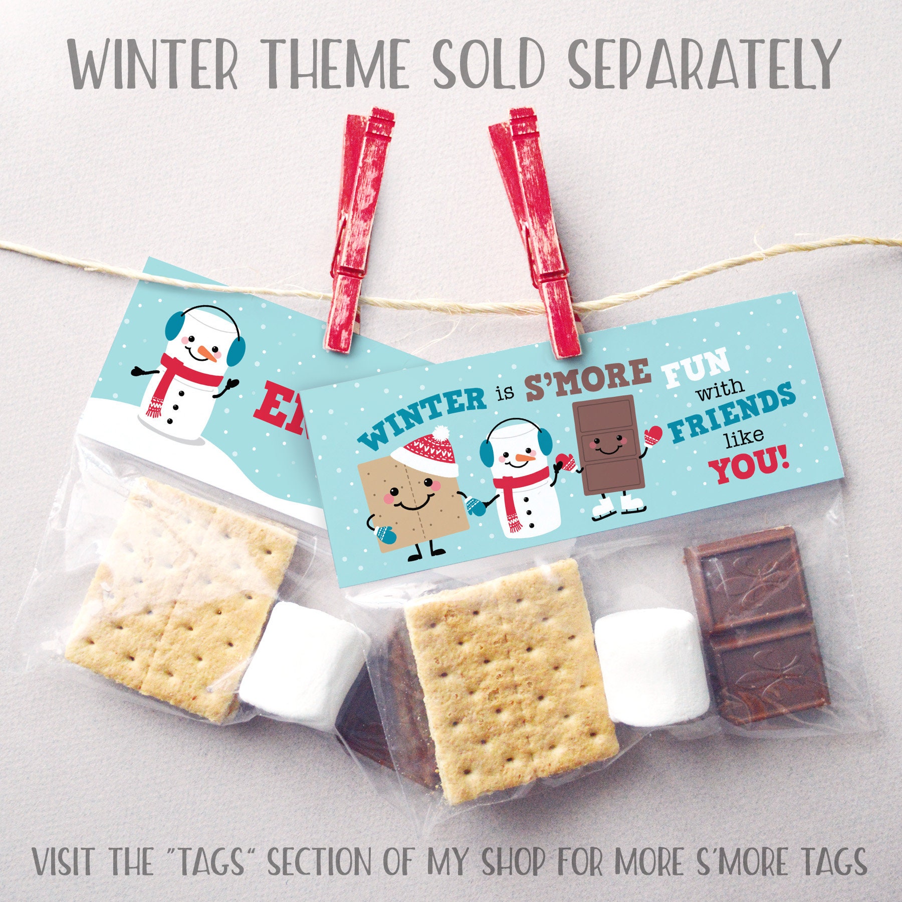 PRINTABLE Holiday Favor Tags Christmas Treat Tags Christmas - Etsy