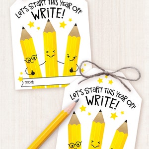 Back to School Printable Gift Tags for Classroom First Day of School ...