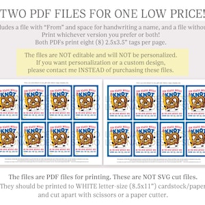 Printable Pretzel Teacher Appreciation Week Thank You Gift Staff Snack ...