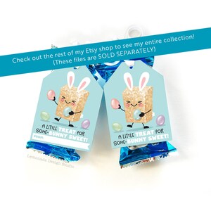 Printable Easter Treat Tag for Classrooms or Teachers, Easter Baskets ...