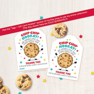 Last Day of School Treat Tag Printable Cookies End of School Year Gift ...