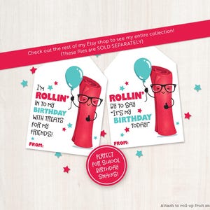 Printable Valentines Tags for Kids Fruit Roll Treats Valentine Tags ...
