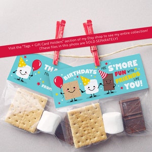 Back to School Gift for Students Printable Smores Tags First Day of ...