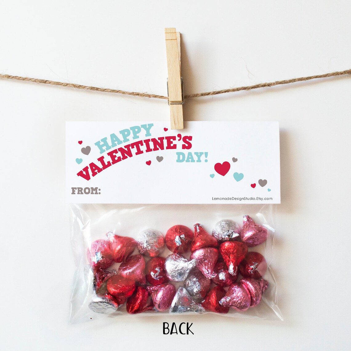 PRINTABLE Kids Valentines Printable Valentine Treat Bag Toppers Llama ...