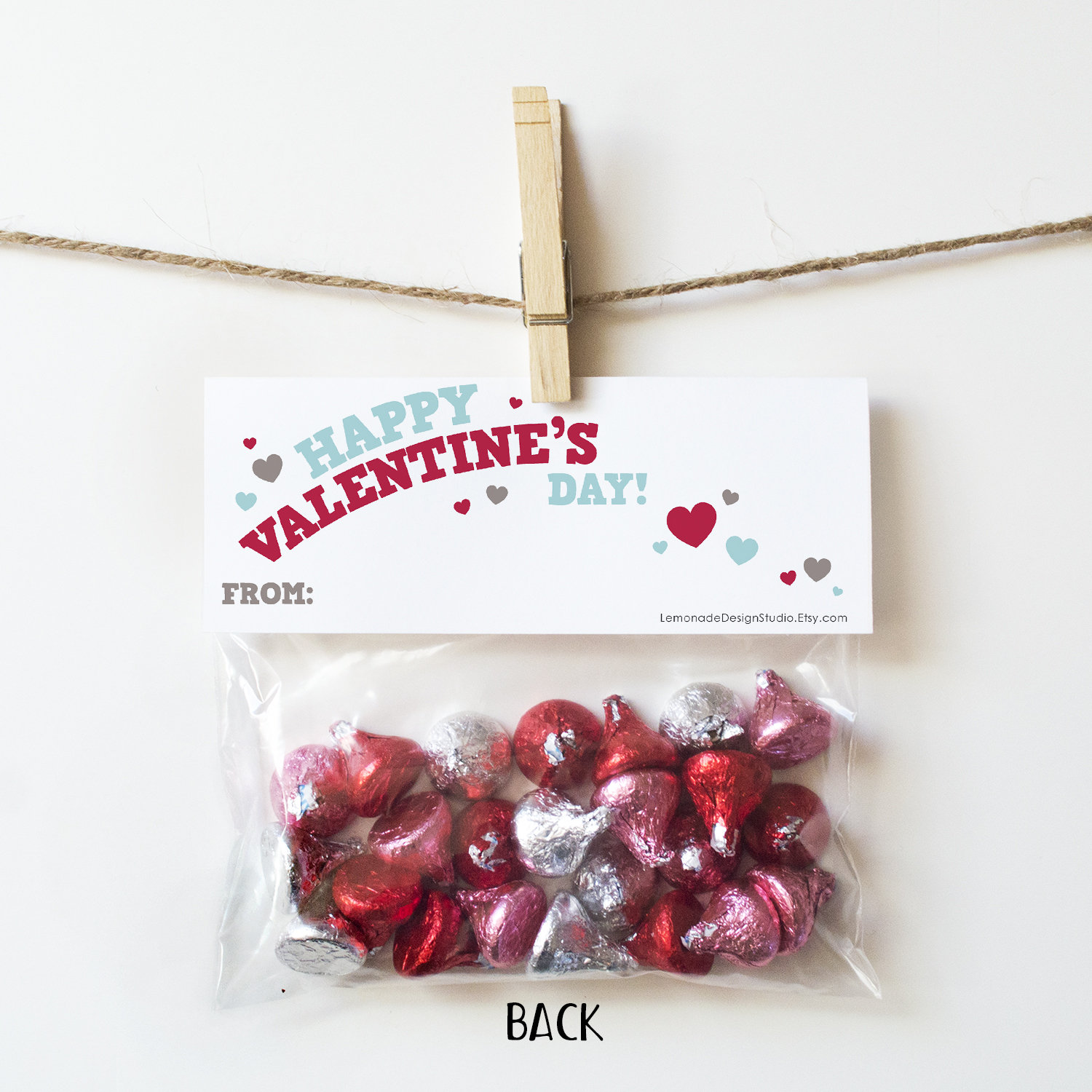 PRINTABLE Kids Valentines Printable Valentine Treat Bag Toppers Llama ...