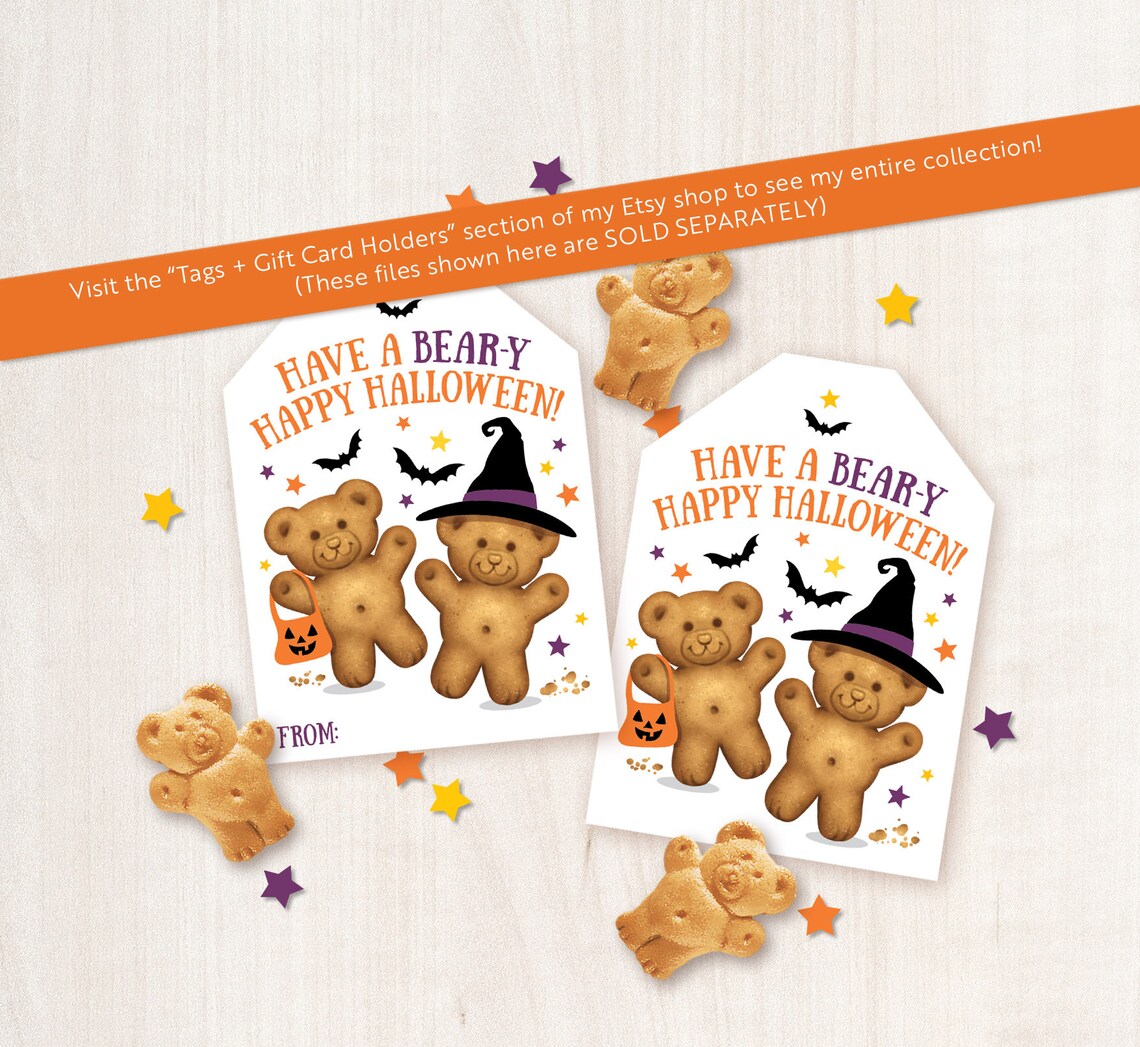 Printable Christmas Tags Teddy Bear Grahams Tags Classroom - Etsy