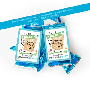 Printable Spring Break Treat Tags Chip Hooray Cookie Tag Printable ...