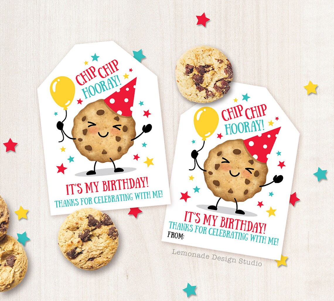 Printable Birthday Treat Tag Classroom Treat Bag Tag Chocolate - Etsy