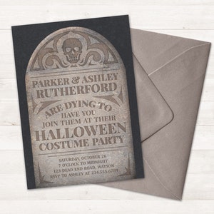Halloween Invitation, Printable Halloween Party Invitations, Halloween ...