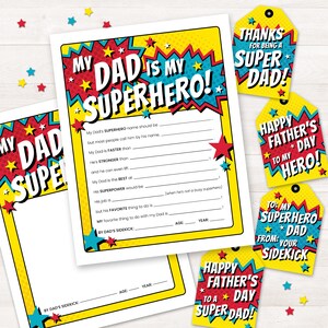 Fathers Day Gift From Kids Fathers Day PRINTABLE Fathers Day Card Gift ...
