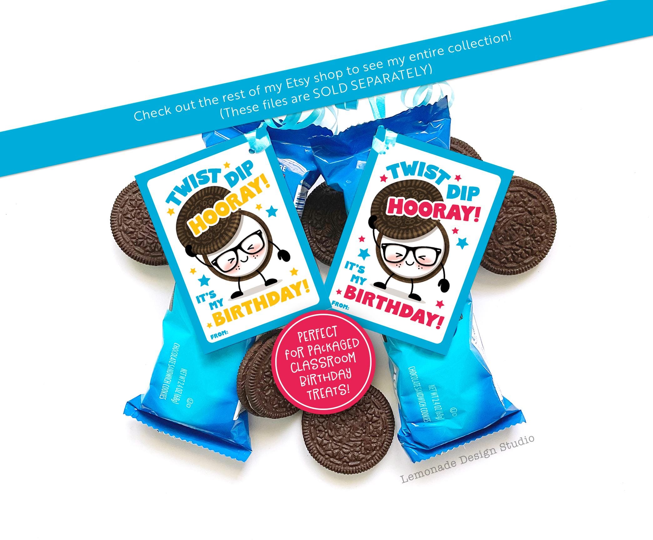 Printable Valentine Tags for Cookies Classroom Chocolate Sandwich ...