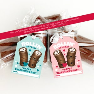 Printable Valentine Treat Tags Valentines Day Cards for Kids Gifts ...