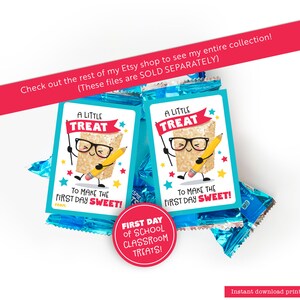 Printable Crispy Rice Treat Tag Encouraging Treat Students Coworker ...