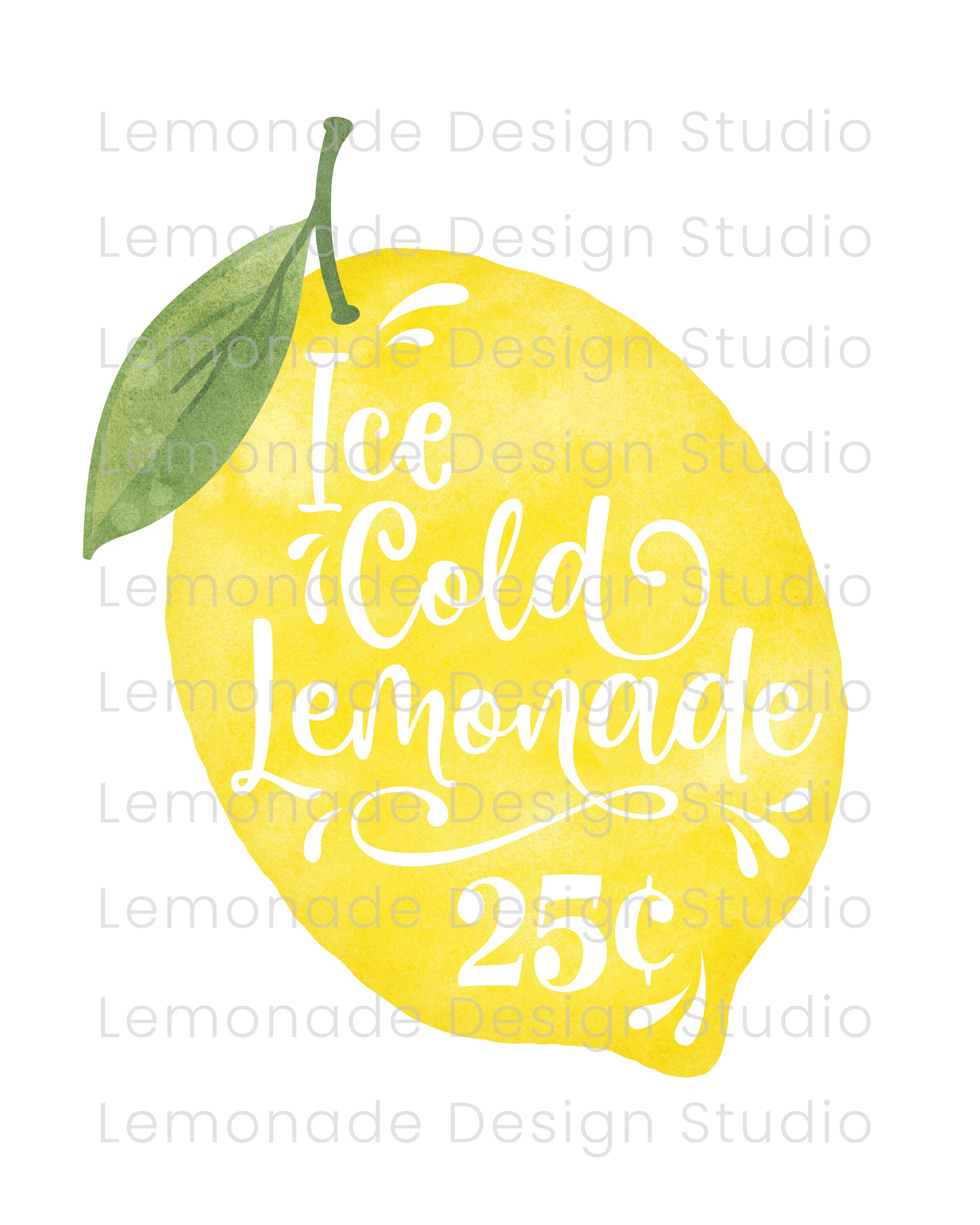 Lemon Decor PRINTABLE Lemonade Sign Lemonade Stand Sign | Etsy