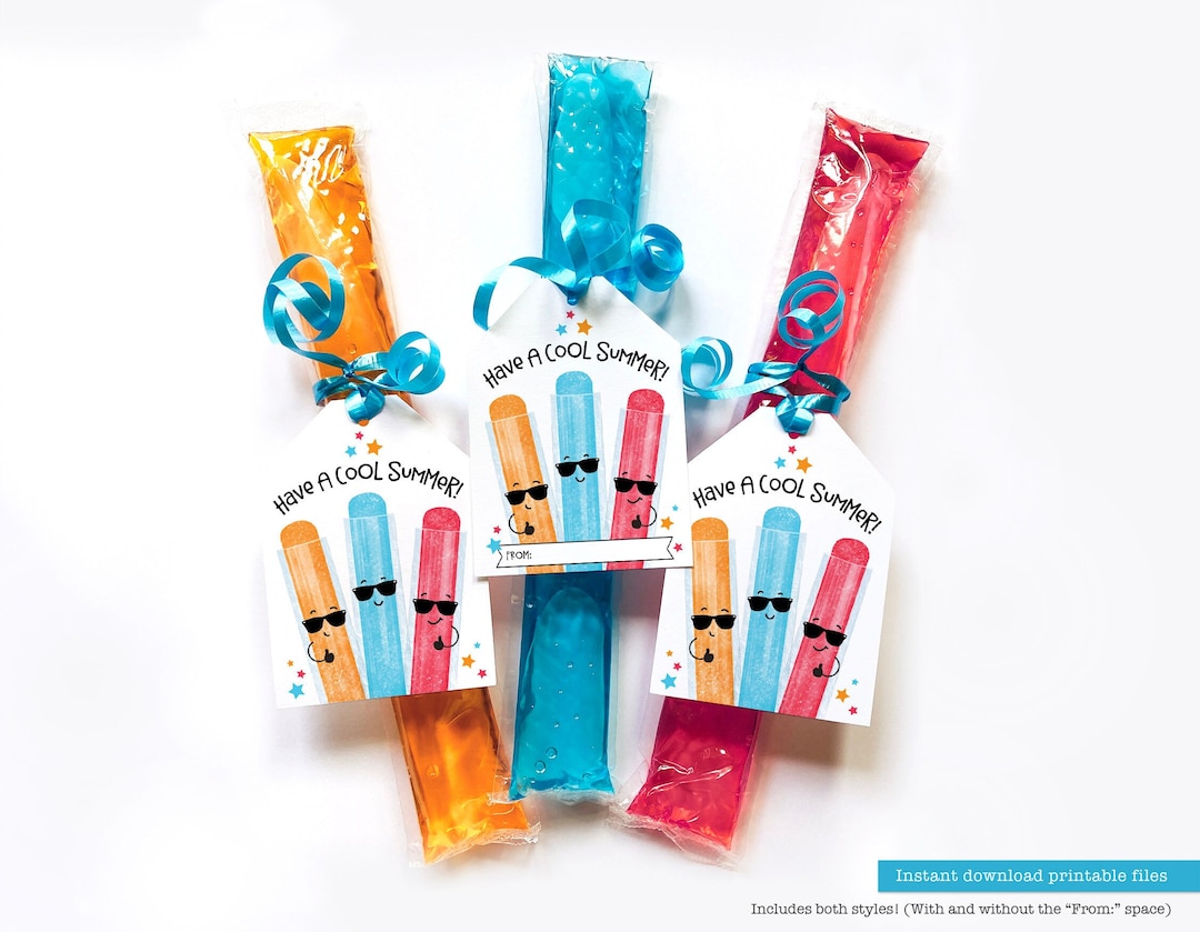 Last Day of School Printable Tag Classroom Treat Tag Have a Cool Summer ...