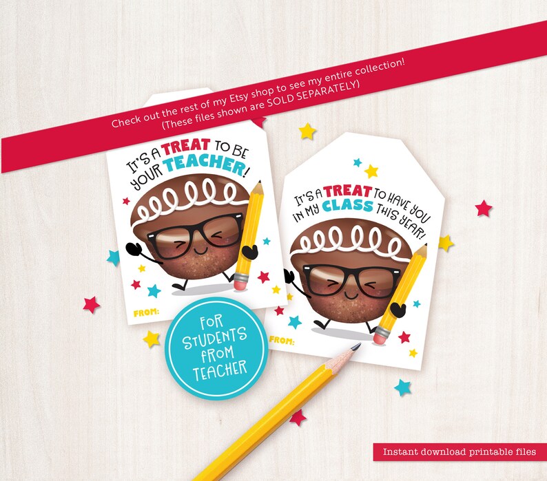 Printable First Day of School Classroom Treat Tag Berry Fruit Snacks ...