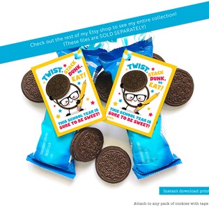 Back to School Printable Treat Tag From Teacher Welcome Students Open ...