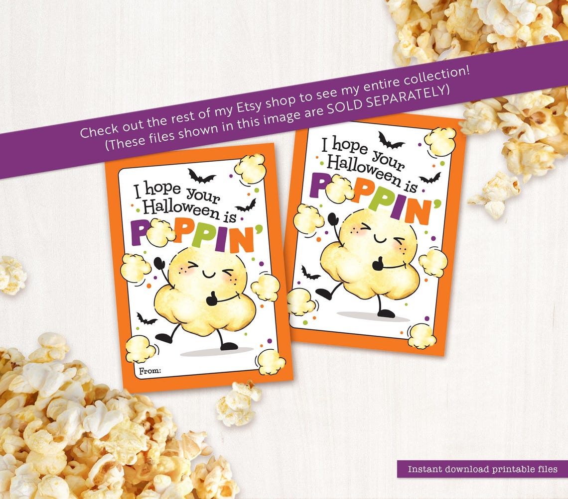 Printable Halloween Fruit Roll up Trick or Treat Tags Classroom School ...