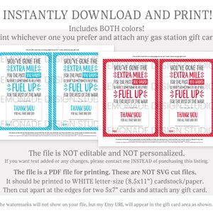 100th Day of School Teacher Gift Gas Card Holder School Teacher Gift ...