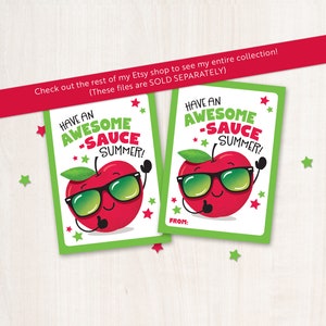 Last Day of School Treat Tag Cookies End of School Year Printable Gift ...