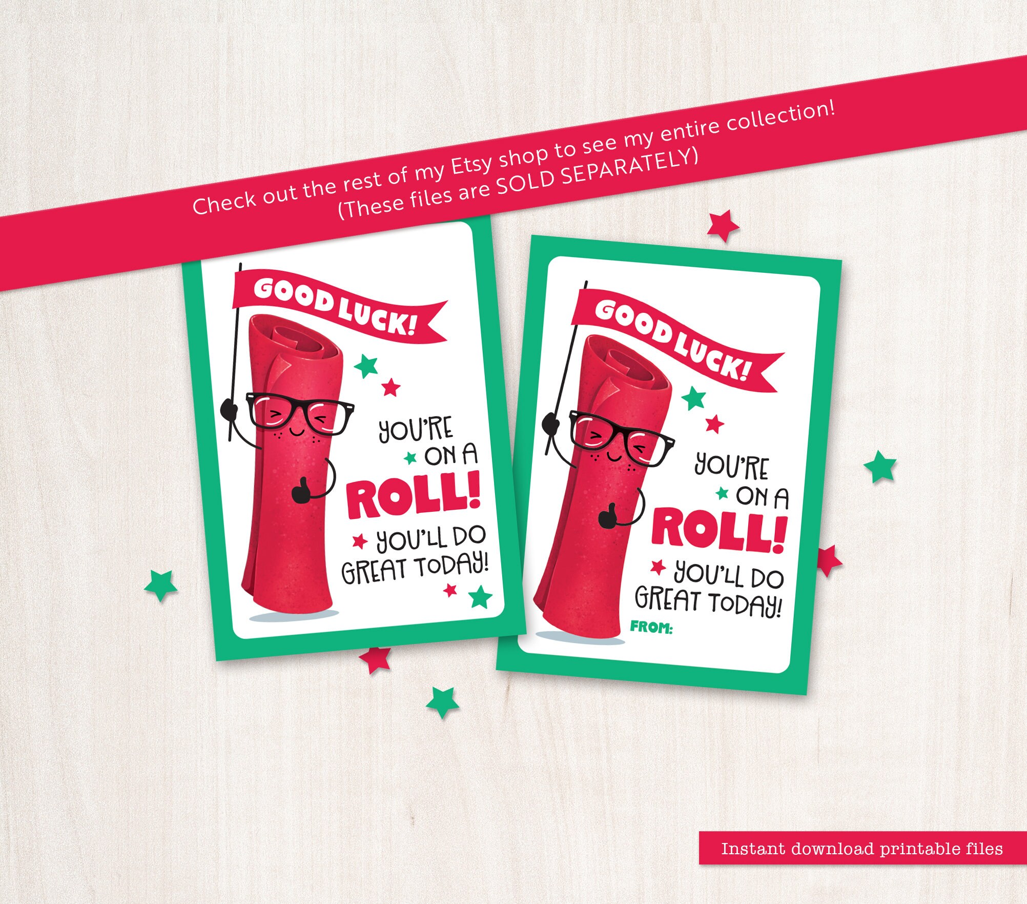 Printable Classroom Birthday Treat Tag Fruit Rolls Fruit Snack Roll Ups ...