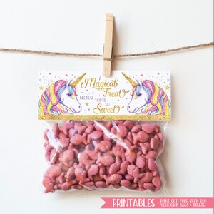 PRINTABLE Valentines for Kids Printable Valentine Treat Bag Toppers ...