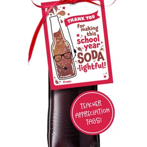 Printable Teacher Appreciation Week Tags Soda-lightful Tags Teacher ...