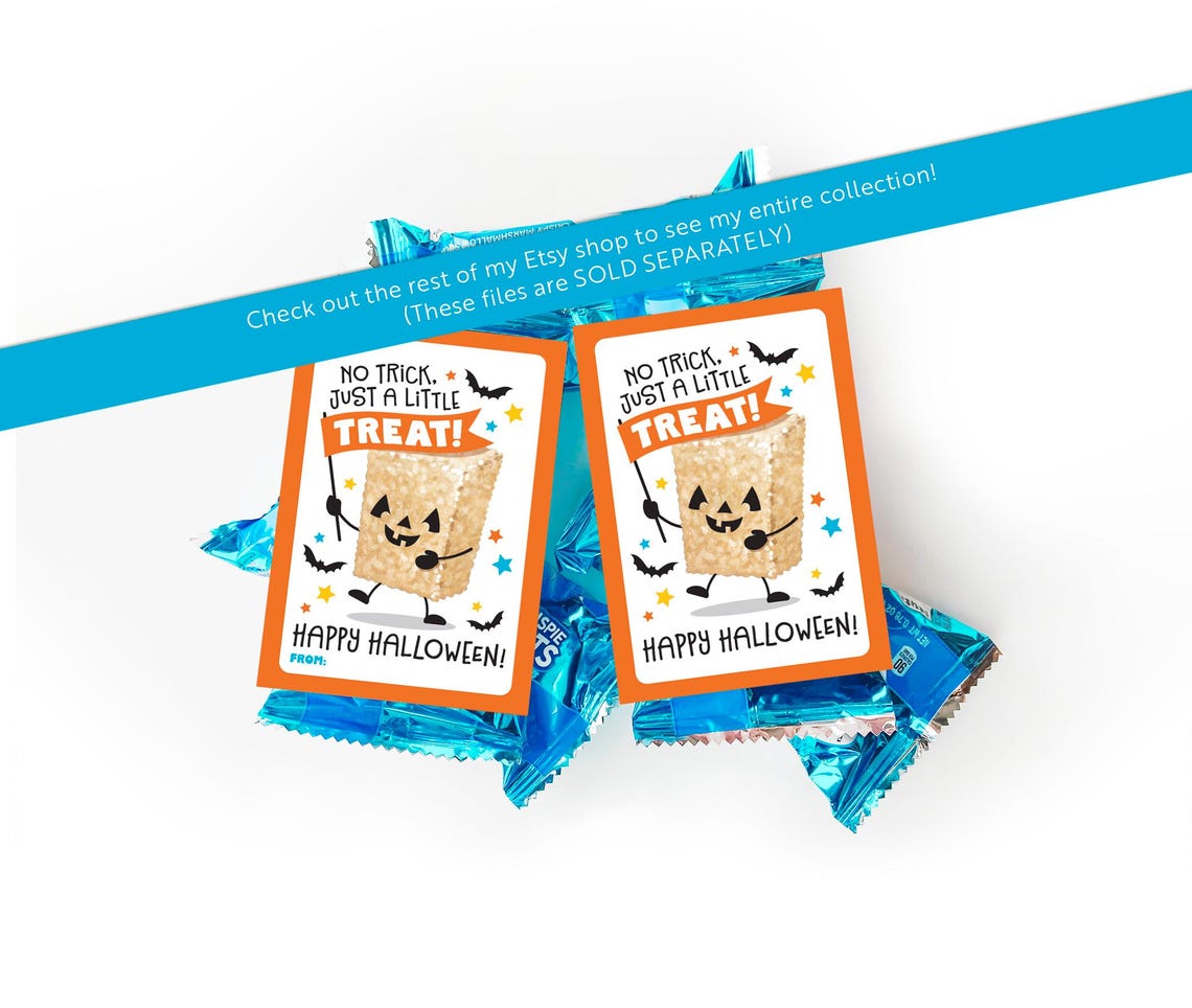 Printable Crispy Rice Treat Tag Encouraging Treat Students Coworker ...